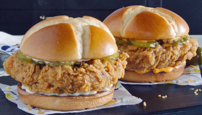 Church's chicken sandwich store