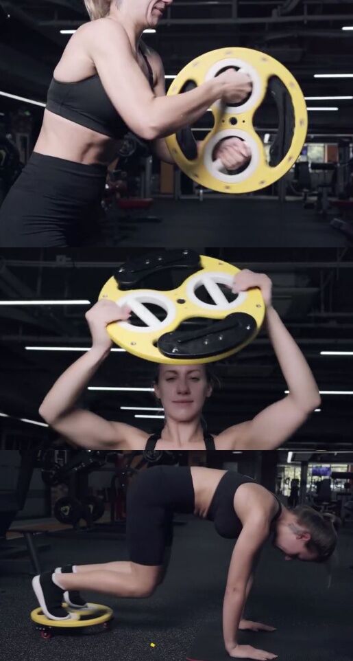 All-in-One Workout Wheels : multifunctional fitness wheel