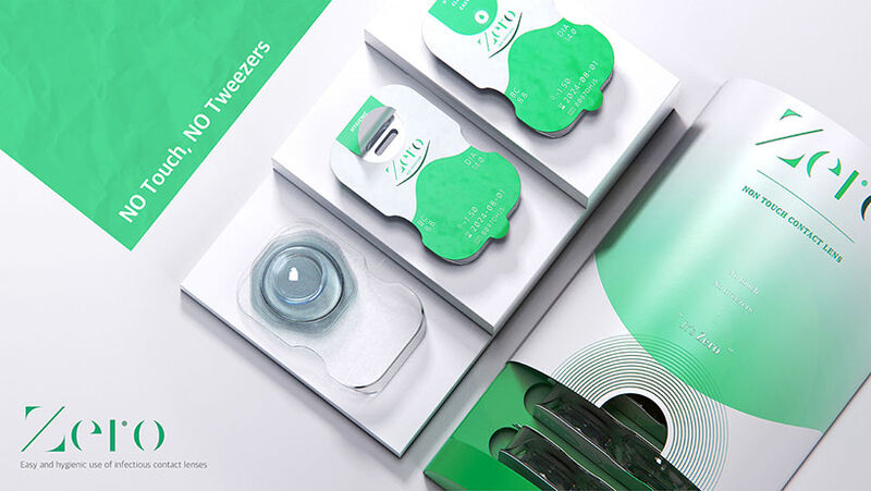 Touch-Free Contact Lens Packaging : disposable contact lens packaging