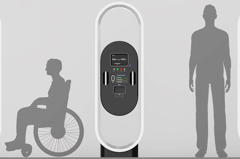 Height-Adjustable Ticket Machines : Coinvenience ticket machine