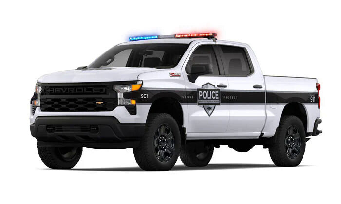 Pursuit-Rated Pickup Trucks : Chevrolet Silverado Police Pursuit Vehicle