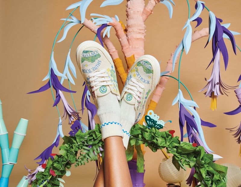 Earth-Themed Fashion Collections : eco positivity collection