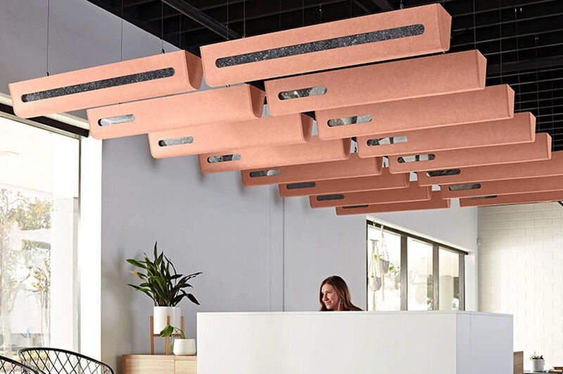 Acoustic Optimization Office Panels : Kirei Air Baffle