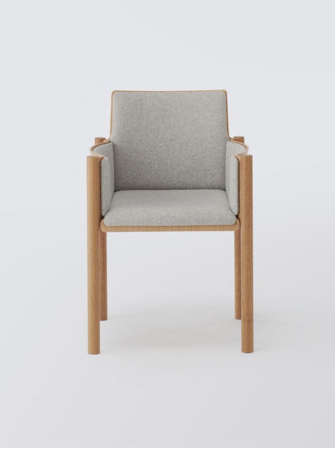 Contemporary Boxy Chairs : Contemporary boxy chair