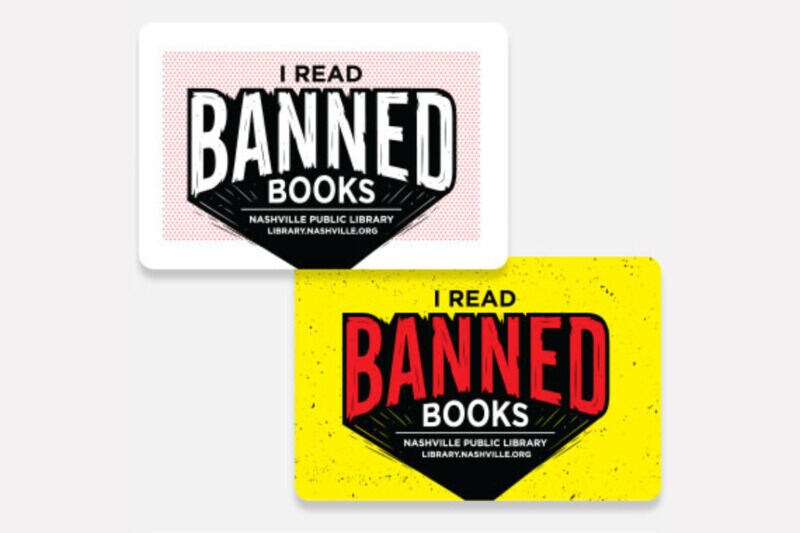 Banned Book Library Cards : Banned Books” library card
