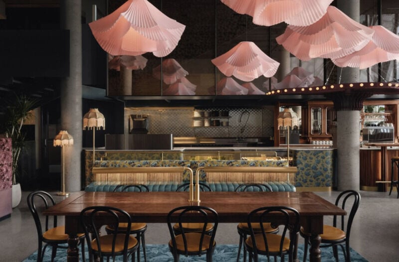 Ballet-Inspired Cafe Interiors : ethereal aesthetic
