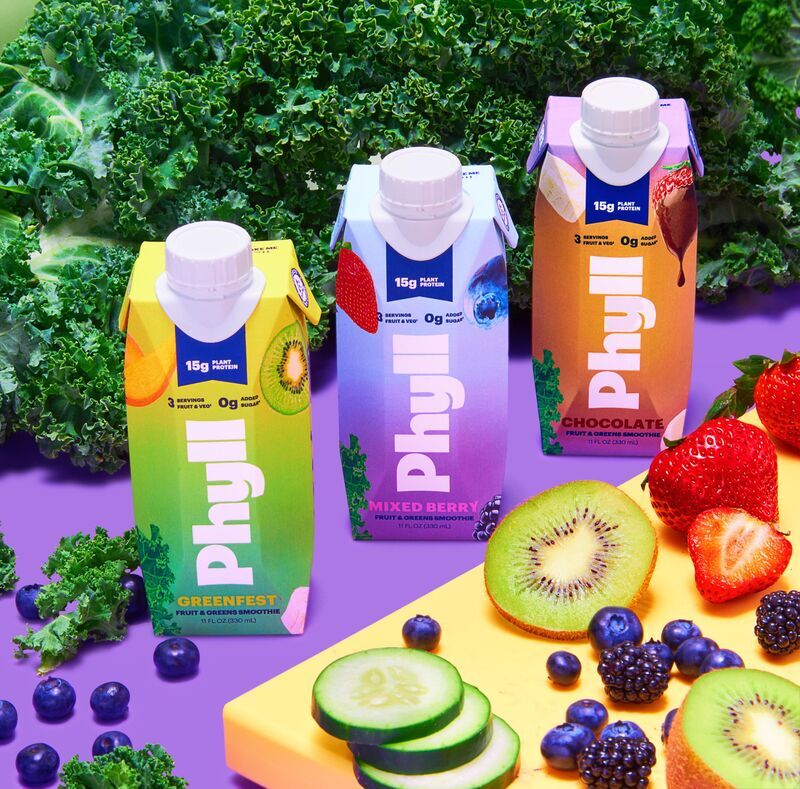 Clean-Pressed RTD Smoothies : phyll