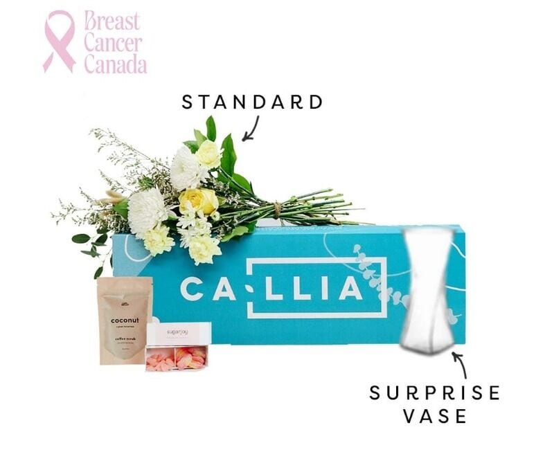 Charitable Flower Deliveries : Callia and Breast Cancer Canada