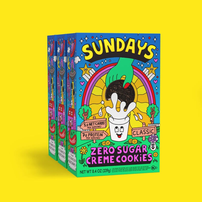 Zero-Sugar Creme Cookies : Zero-Sugar Creme Cookies