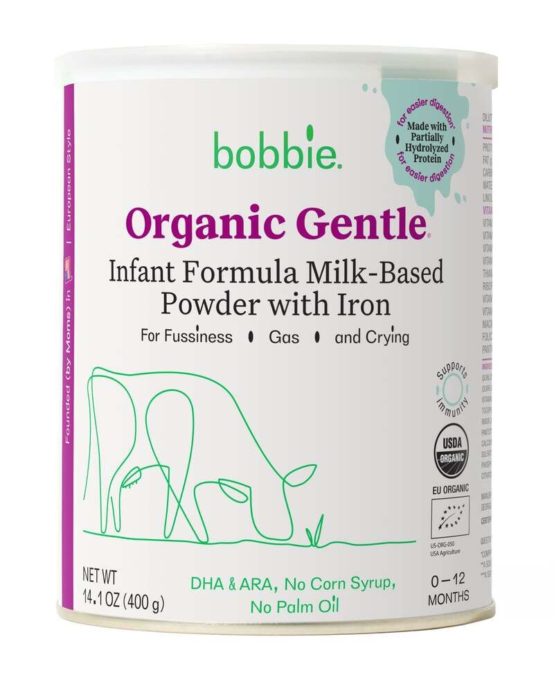 Organic Milk-Based Baby Formulas : Bobbie Organic Gentle