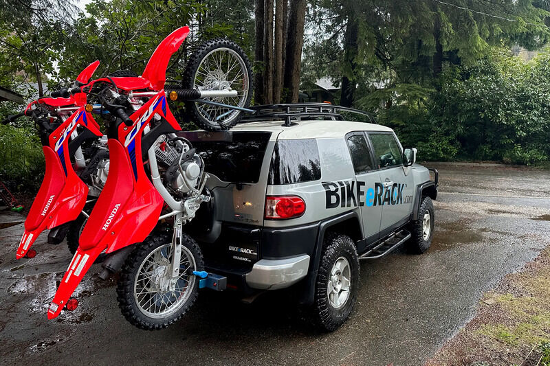 Motor-Assisted Bicycle Racks : bicycle rack