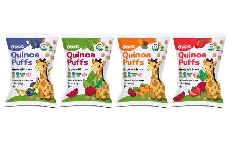 Baby-Friendly Quinoa Puffs : SuperFood Baby Puffs
