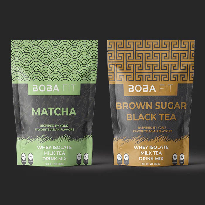 Boba-Flavored Protein Powders : boba fit