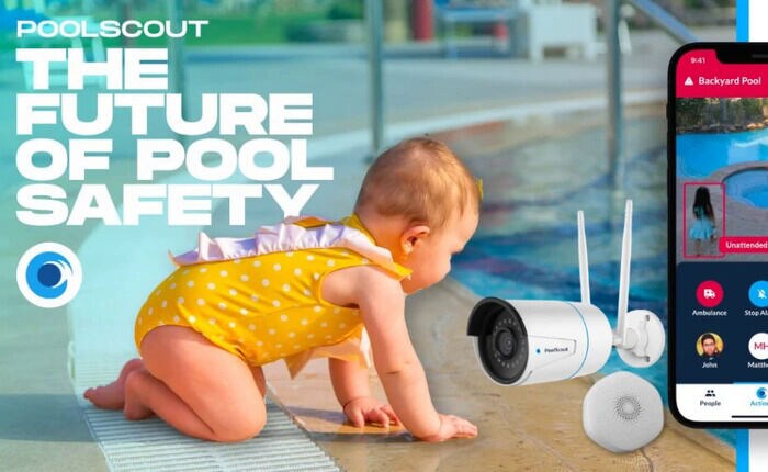AI-Driven Pool Safety Systems : pool monitor camera