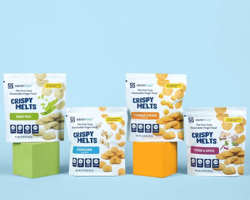 Meltable Solid Food Snacks : Savorease Therapeutic Foods