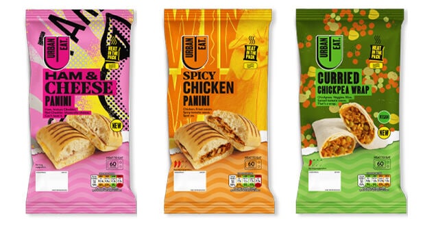 Heat-to-Eat Snack Ranges : Urban Eat food-to-go range