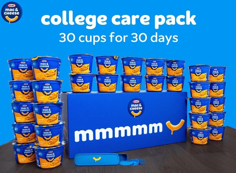 Savory College Student Packs : Kraft Mac & Cheese College Care Pack