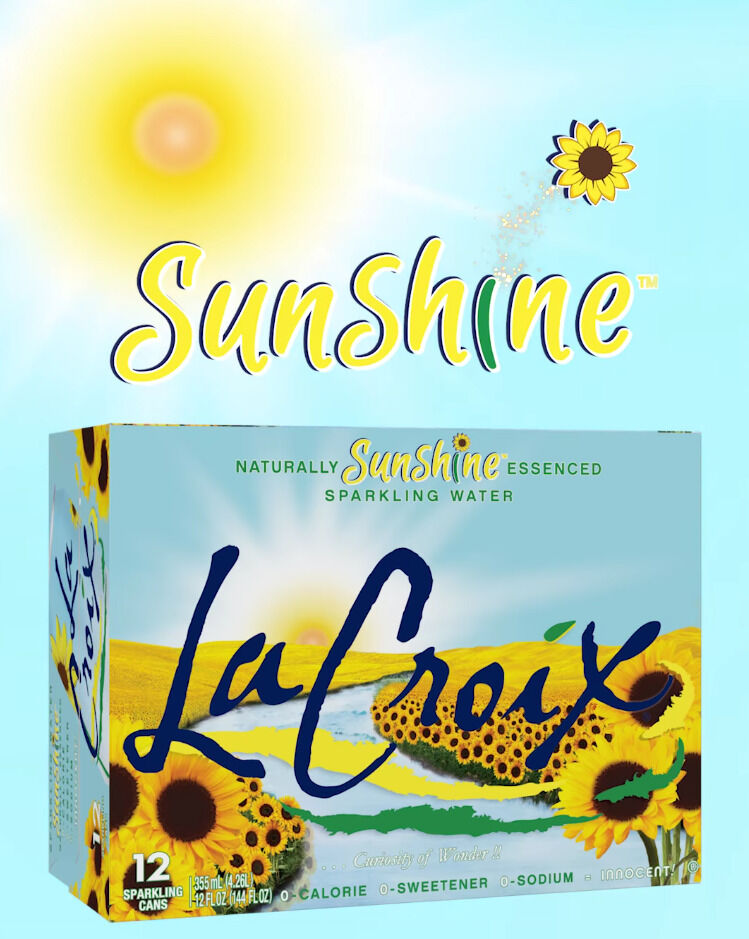 Sunshine-Inspired Sparkling Waters : LaCroix Sunshine