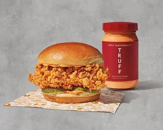 Truffle Sauce-Topped Sandwiches : TRUFF Chicken Sandwiches