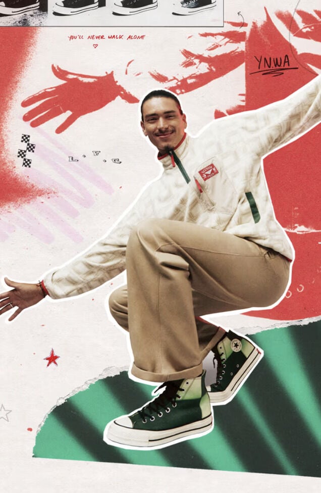 Diverse Sporty Apparel Collaborations : liverpool fc