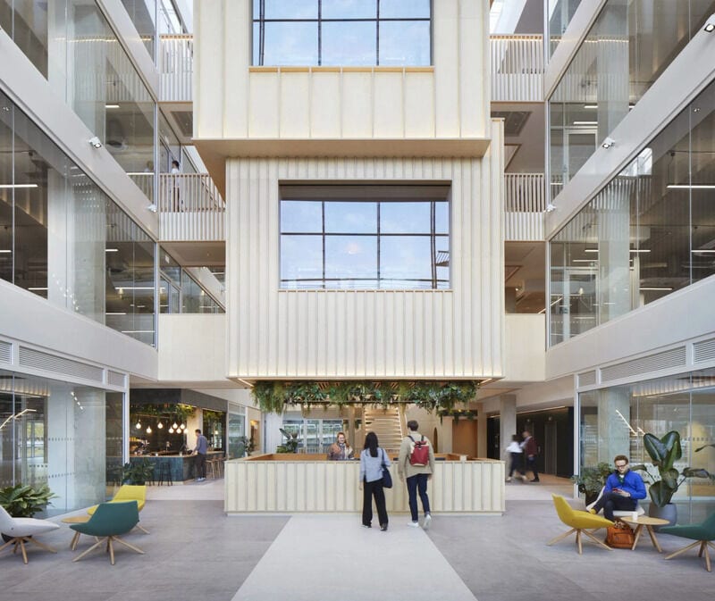 Nature-Connecting Office Spaces : here + now