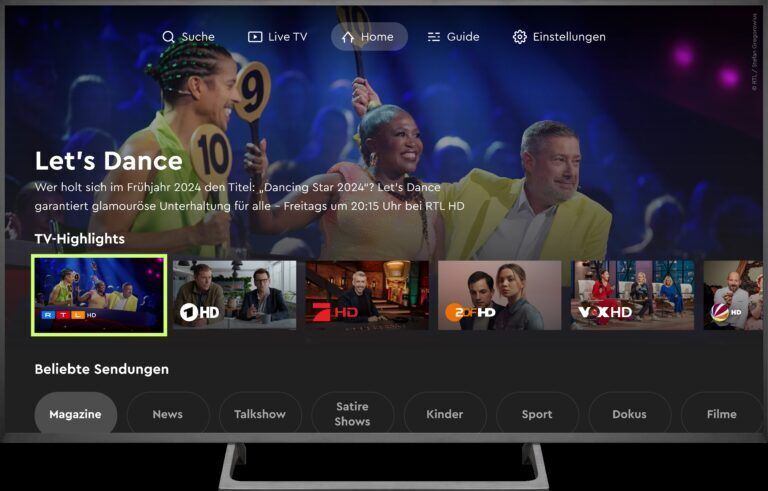 Enhanced German Streaming Services : hdtv 1