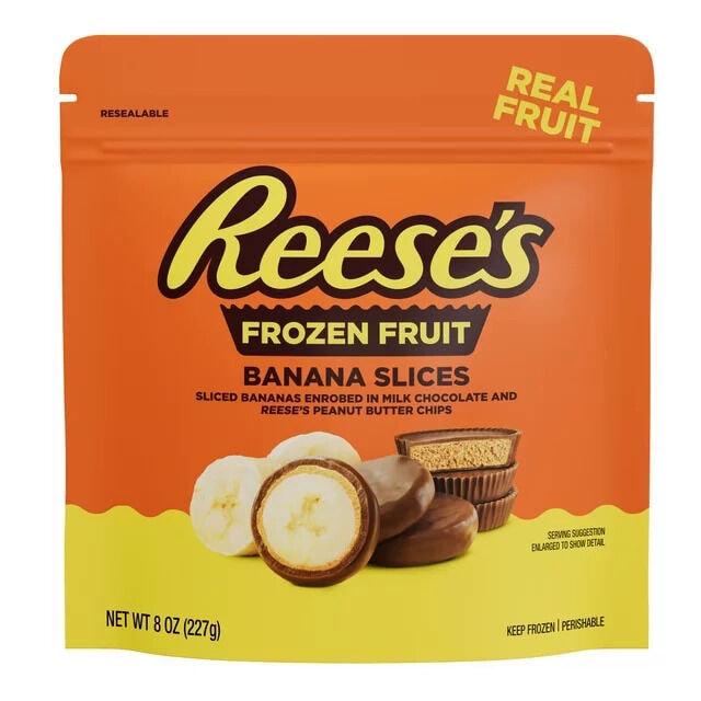 Frozen Chocolate Banana Slices Reeses Frozen Fruit Banana Slices