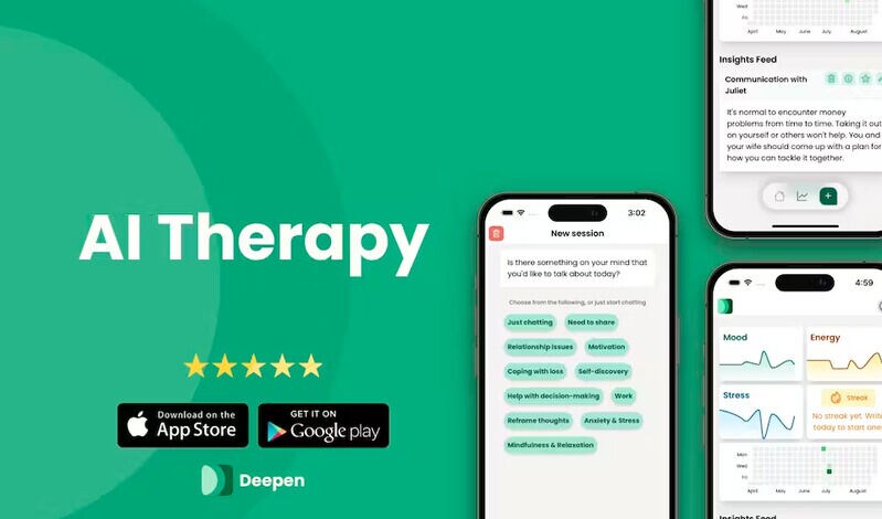 AI Mental Health Apps : AI-powered pocket therapist