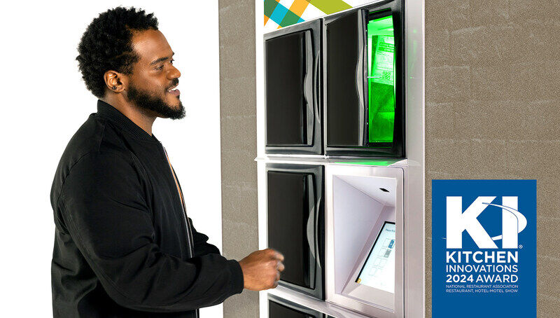 Outdoor Food Lockers : Exterior Smart Food Locker