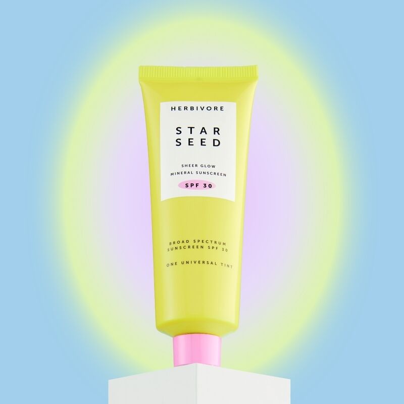 Brightening Prebiotic Sunscreens : glow mineral sunscreen