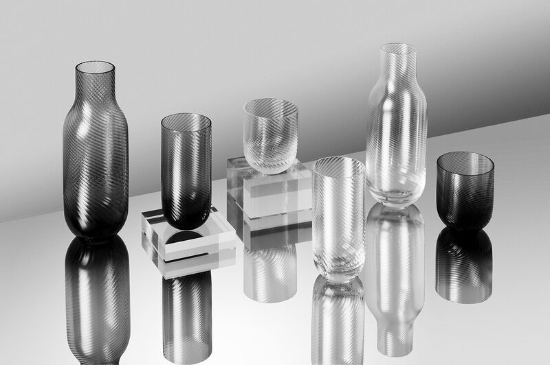 Contemporary Versatile Glassware : optic collection