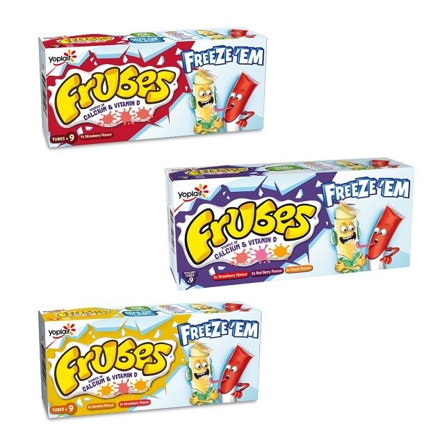 Convenient Frozen Yogurt Tubes : Frubes Freeze ‘Em pack