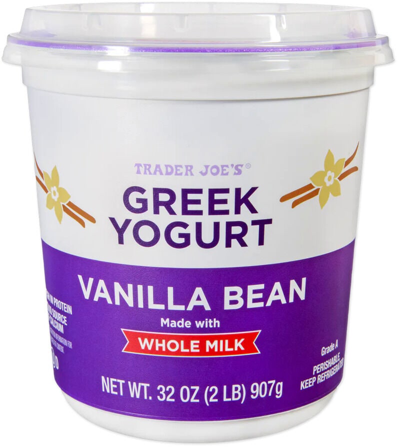 Whole Milk Greek Yogurts : Vanilla Bean Whole Milk Greek Yogurt