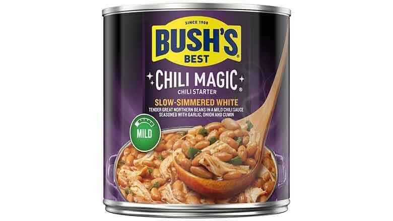Canned Chili Starter Mixes : Bush's Slow-Simmered White Chili Magic