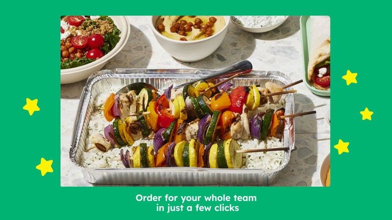 AI-Based Order Recommendations : ezcater smart ordering