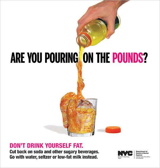 Fatty Shockvertising: The NYC Department of Health's Gross Pouring on ...