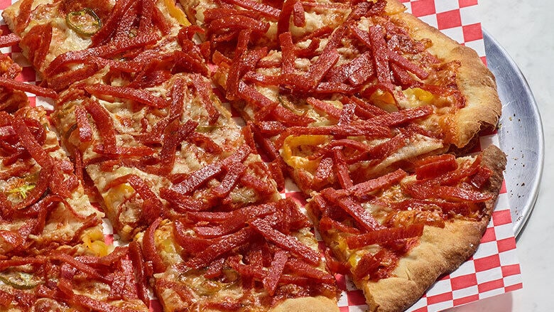 Shredded Pepperoni Pizza Toppings : Pepperoni Confetti
