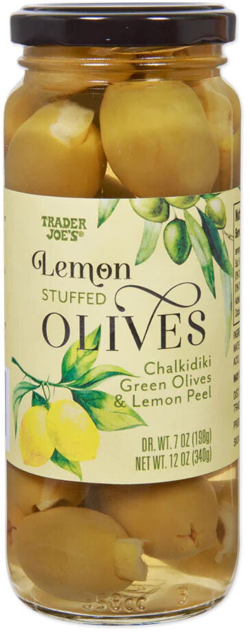 Tangy Lemon-Stuffed Olives : Lemon Stuffed Olives