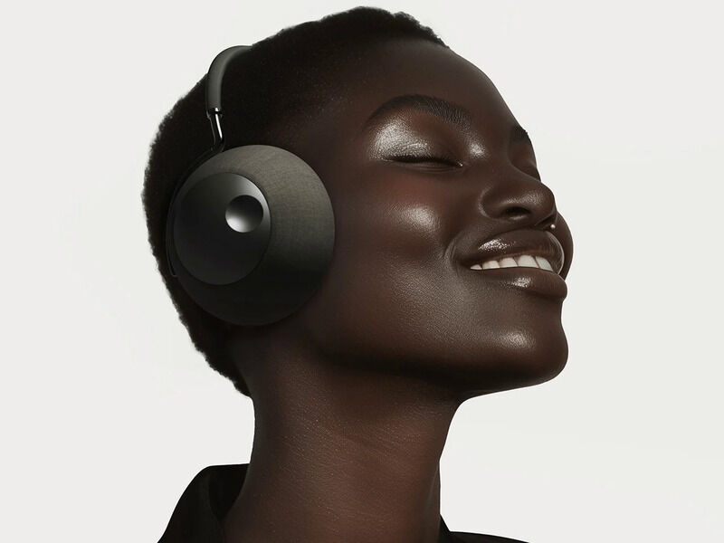 Orb-Shaped Speaker Headphones : Satellite headphones