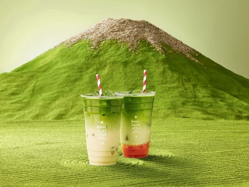 Fresh Matcha-Centric Beverages : Matcha Menu