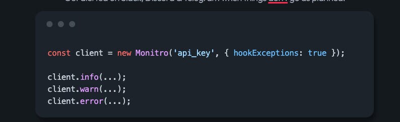 Log Alerting Solutions : Monitro.dev