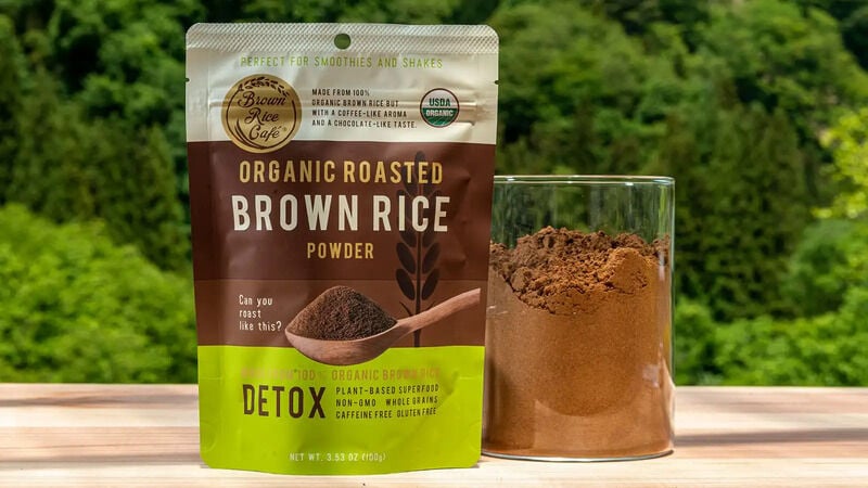 Roasted Rice Powders : Organic Roasted Brown Rice Powder