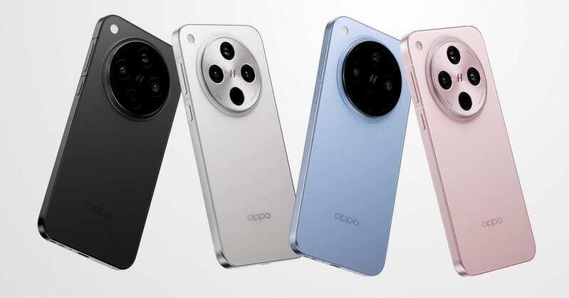 Miniature Triple-Camera Phones : oppo find x8 mini