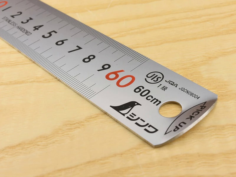 Minimal Stainless Steel Rulers : shinwa
