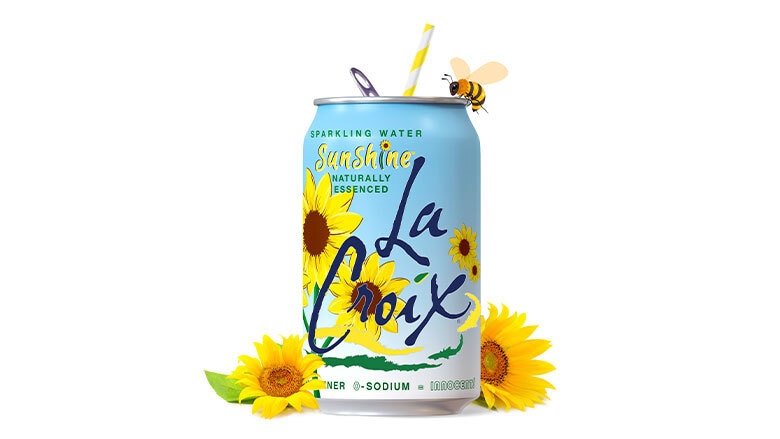 Summer-Inspired Sparkling Waters : LaCroix Sparkling Water Sunshine