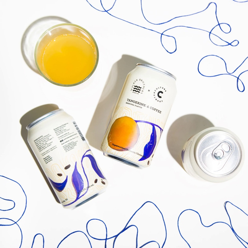 Coffee-Citrus Kombuchas : Tangerine Coffee Kombucha