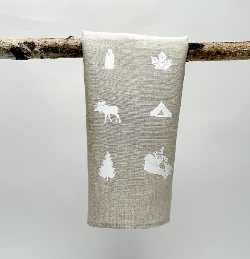 Canadian-Inspired Tea Towels : Canadian Tea Towel