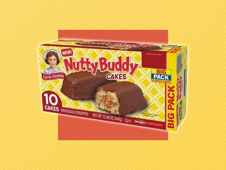 Wafer Bar Snack Cakes : Nutty Buddy Cakes
