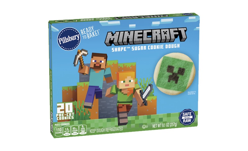 Video Game-Inspired Cookies : Pillsbury Minecraft Cookies