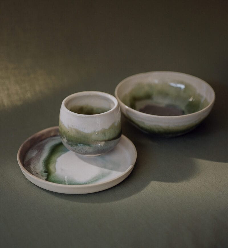 Natural Landscape-Inspired Ceramics : matter collection